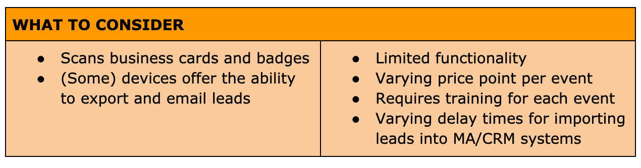 Guide to Event Lead Capture Methods